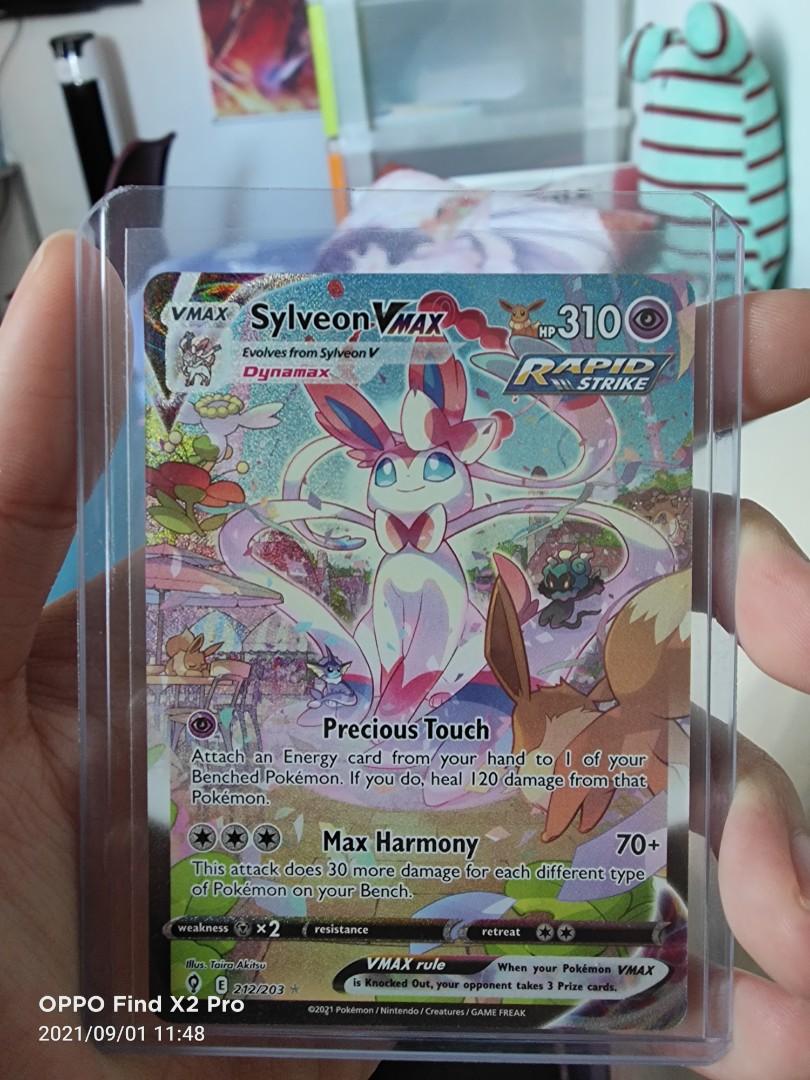 Sylveon Vmax Alternate Art Evolving skies Mint, Hobbies & Toys, Toys ...