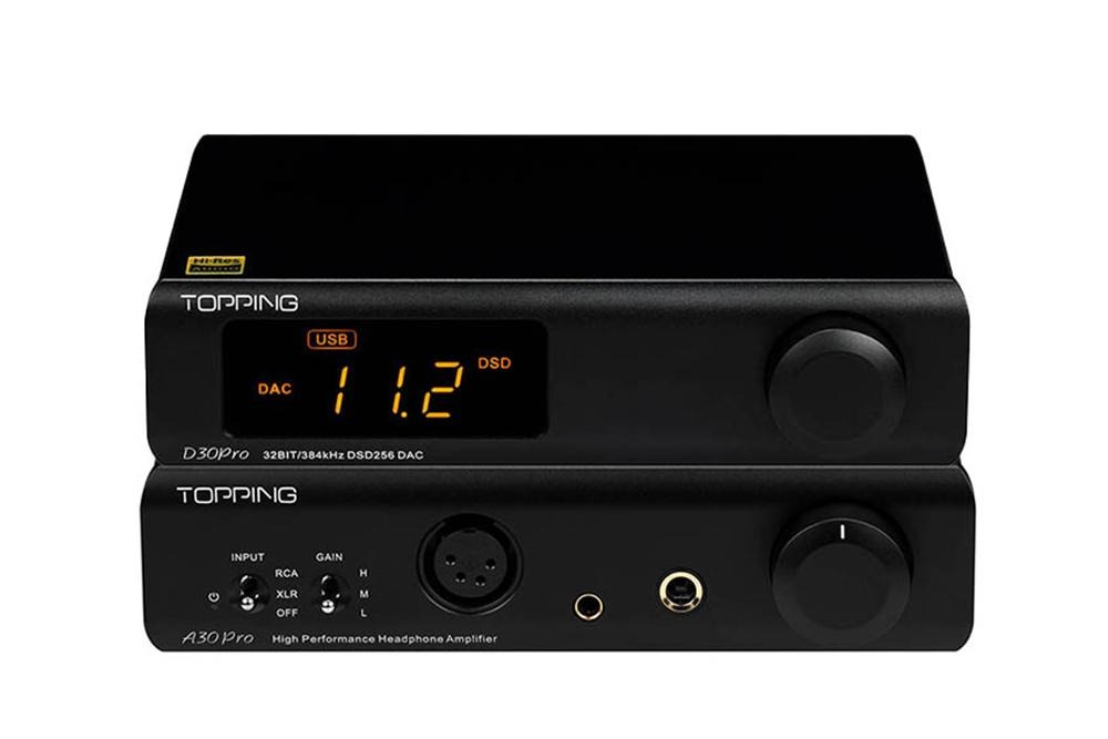 Topping D30 Pro DAC + A30 Pro Amp balanced stack, Audio, Other Audio ...