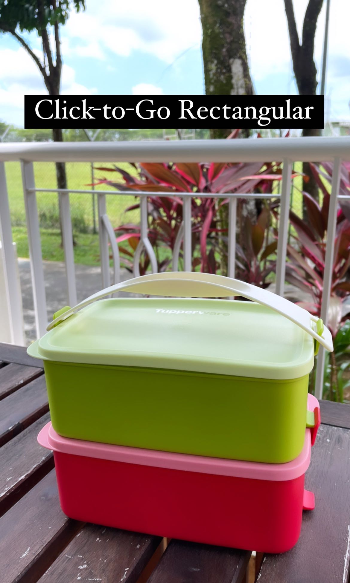 Tupperware Click-to-Go Rectangular Set, Furniture & Home Living ...
