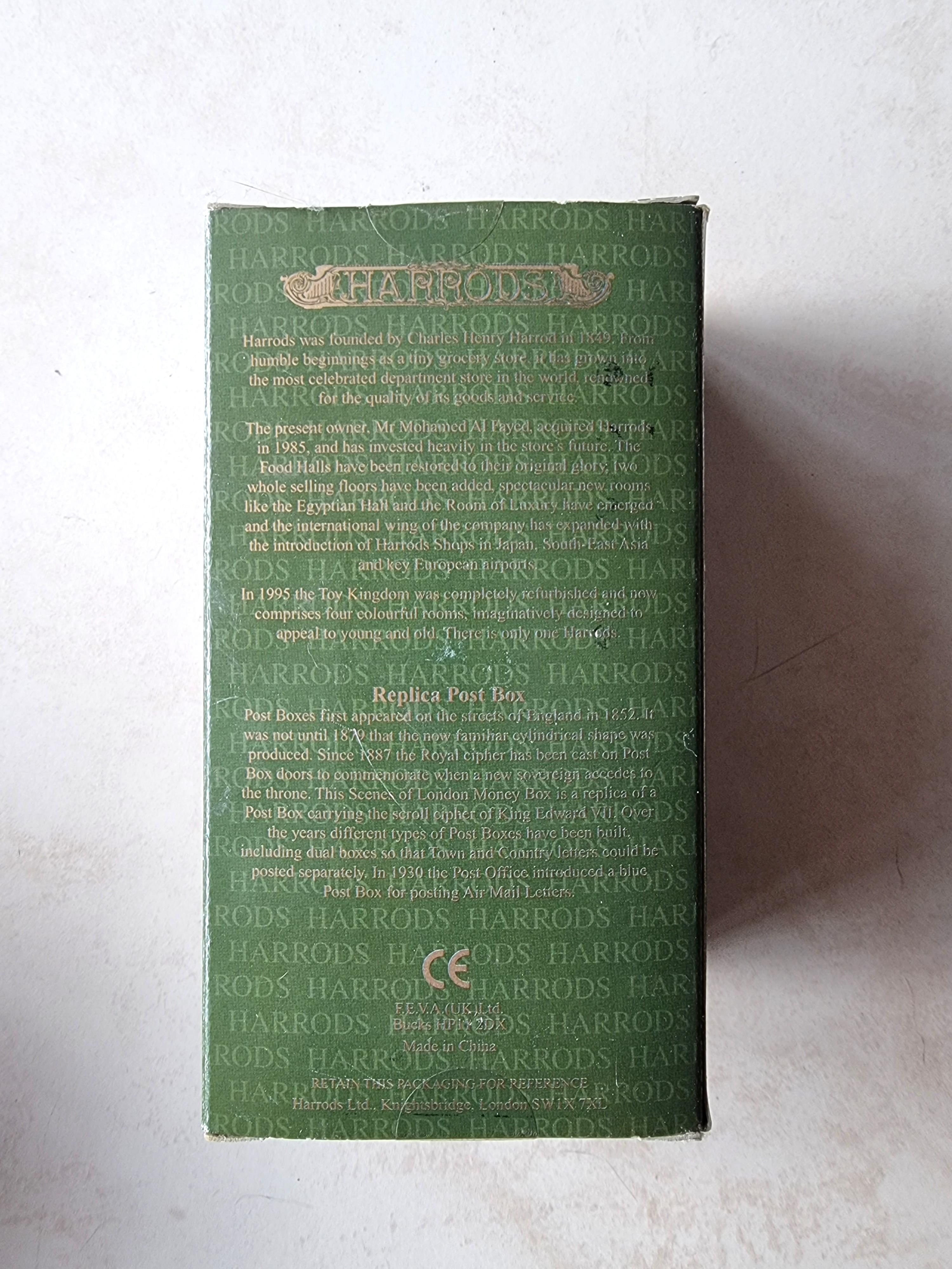 Vintage Harrods Knightsbridge Scenes of London Money Box Coin Bank ...