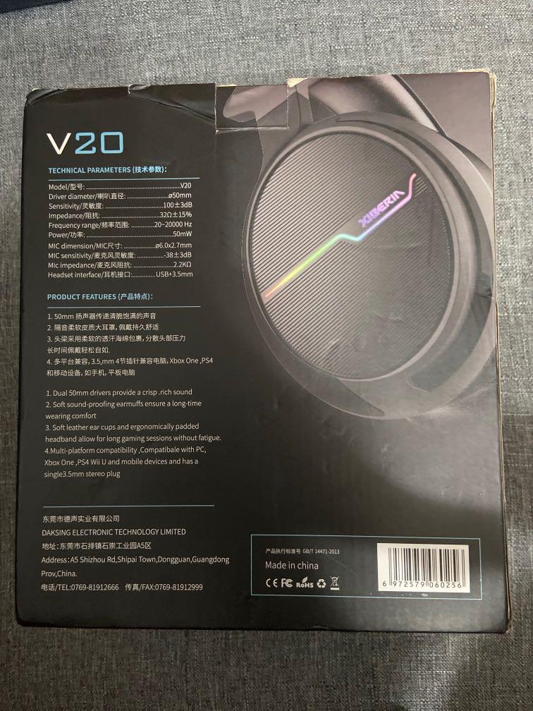 Xiberia X V20, Audio, Headphones & Headsets on Carousell