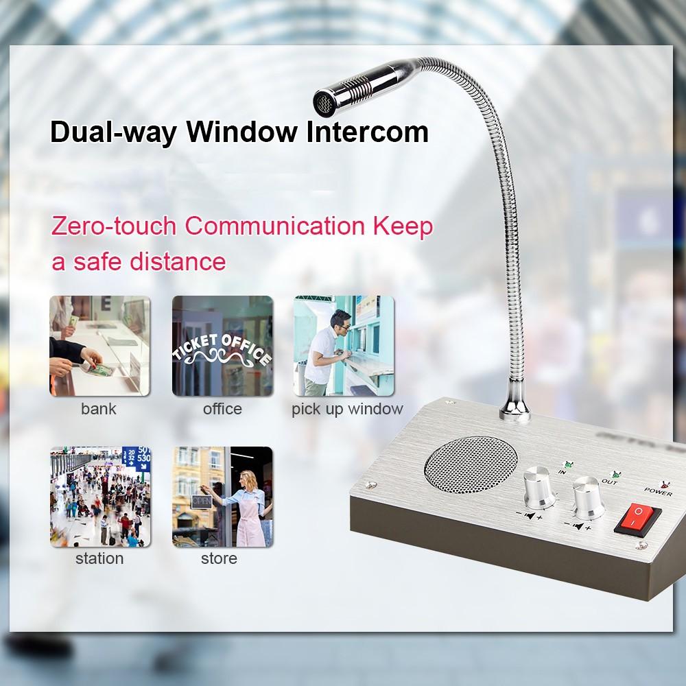 2-Way Window Counter Intercom Dual-Way Counter, Computers & Tech ...