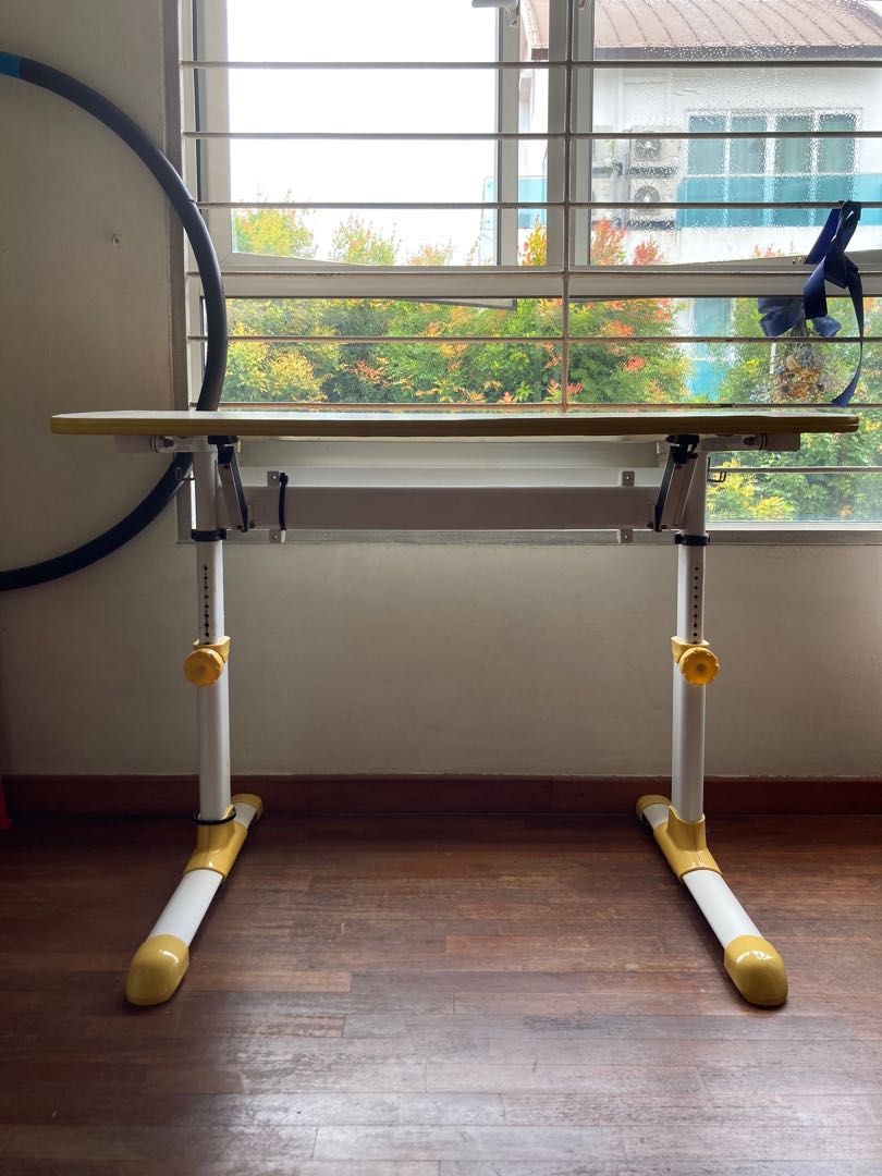 Adjustable Height Children’s Study Desk, Furniture & Home Living ...