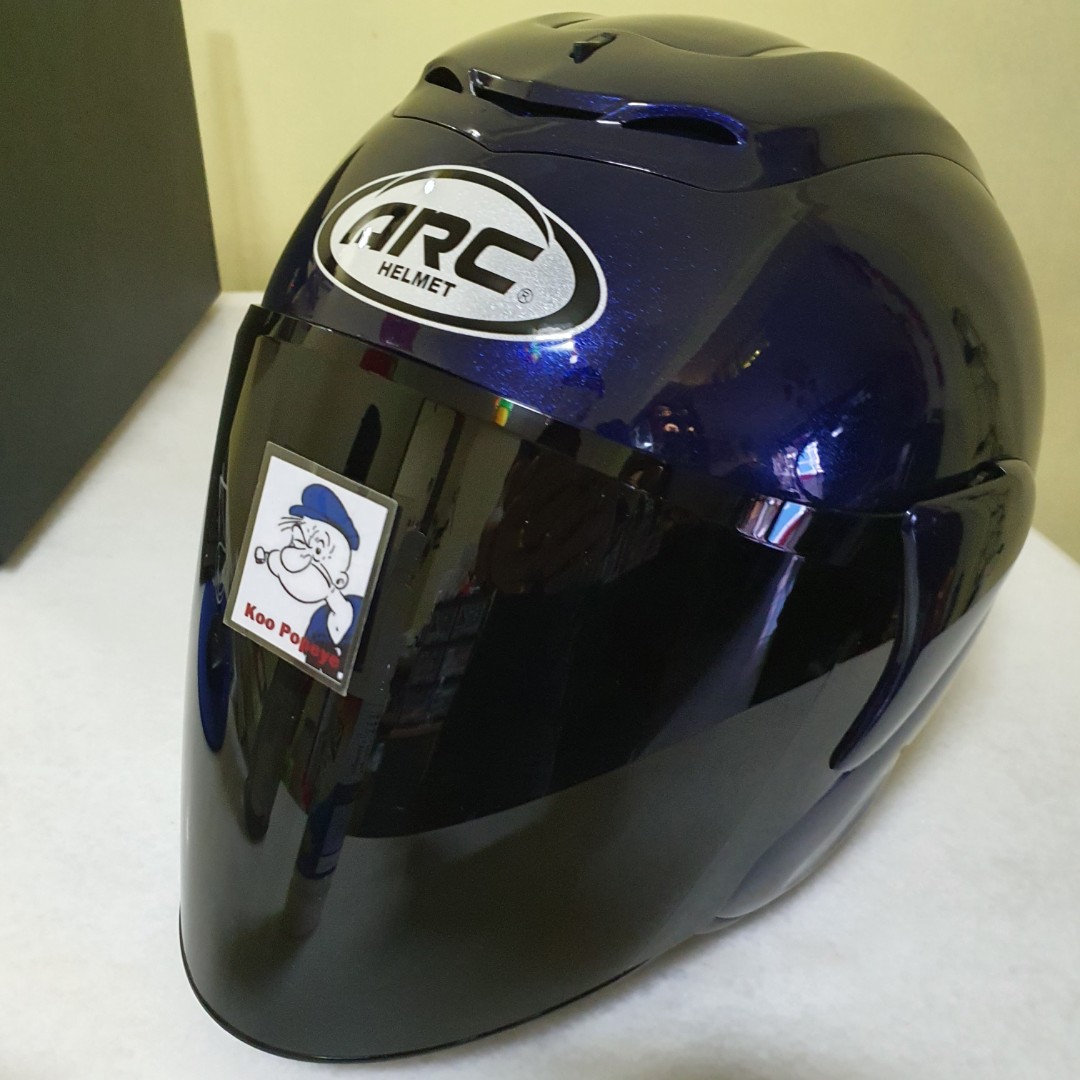 ARC RITZ HELMET MALIBU BLUE, Motorcycles, Motorcycle Accessories on ...