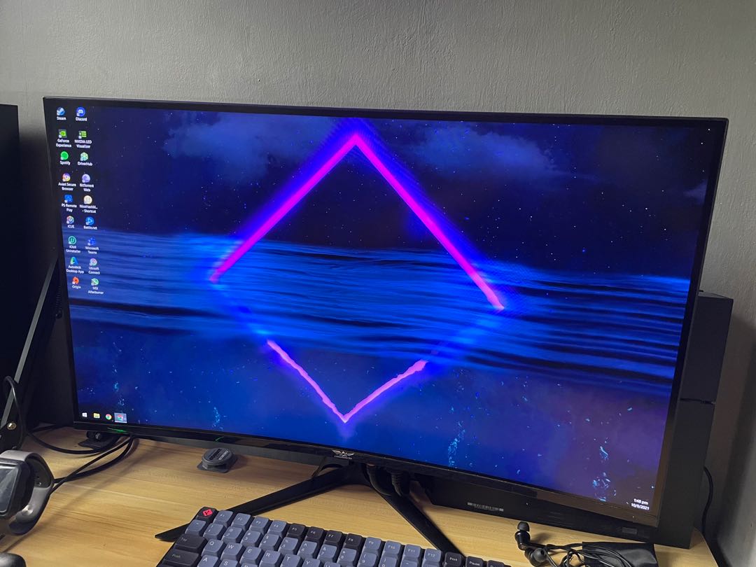 Armageddon XC27HD Super FHD 165Hz Curved Gaming Monitor, Computers ...