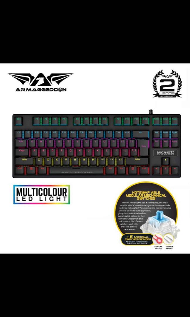 Armaggeddon Gaming Keyboard MKA2C, Computers & Tech, Parts ...
