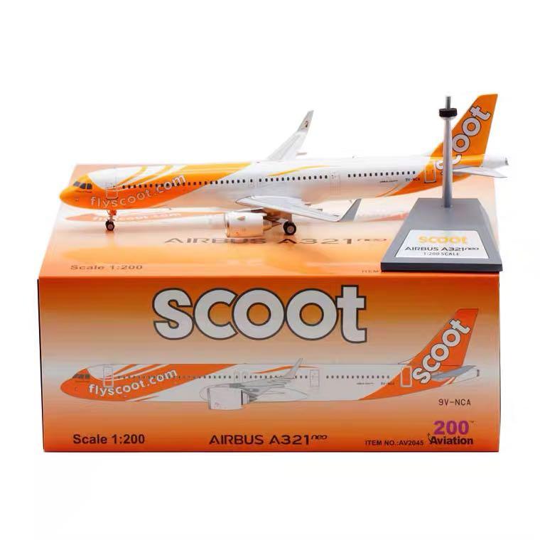 (Aviation200) Flyscoot Singapore Airbus A321neo 9V-NCA Airplane ...