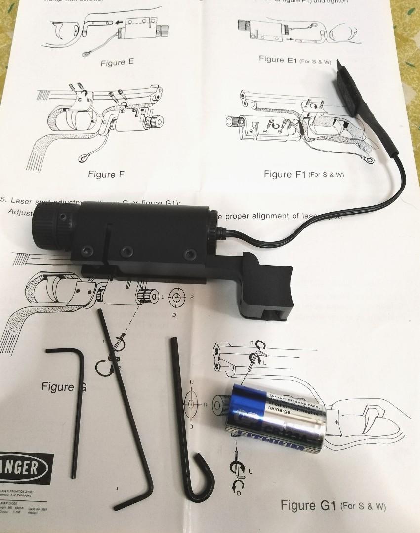 Beam Shot Trigger Guard Mount with Red Dot Laser Scope Bracket Umarex ...