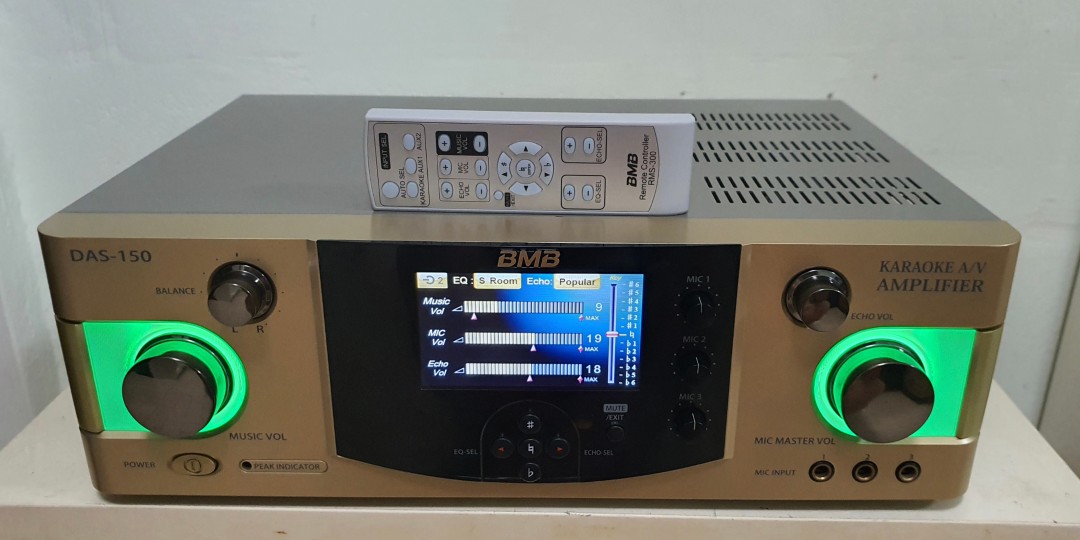 BMB karaoke system. BMB karaoke amplifier DAS-150, Audio, Soundbars ...