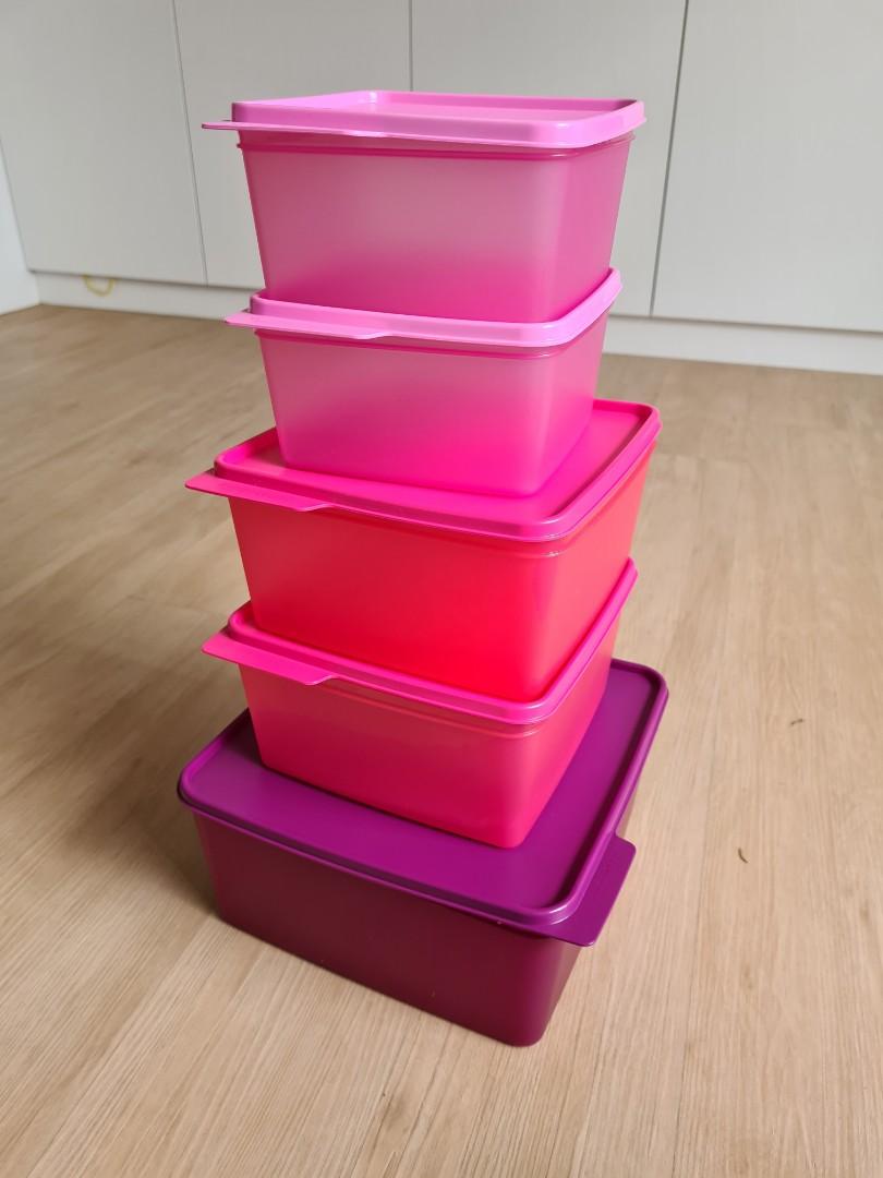 [BNIB] TUPPERWARE Snack & Stack Set, Furniture & Home Living ...