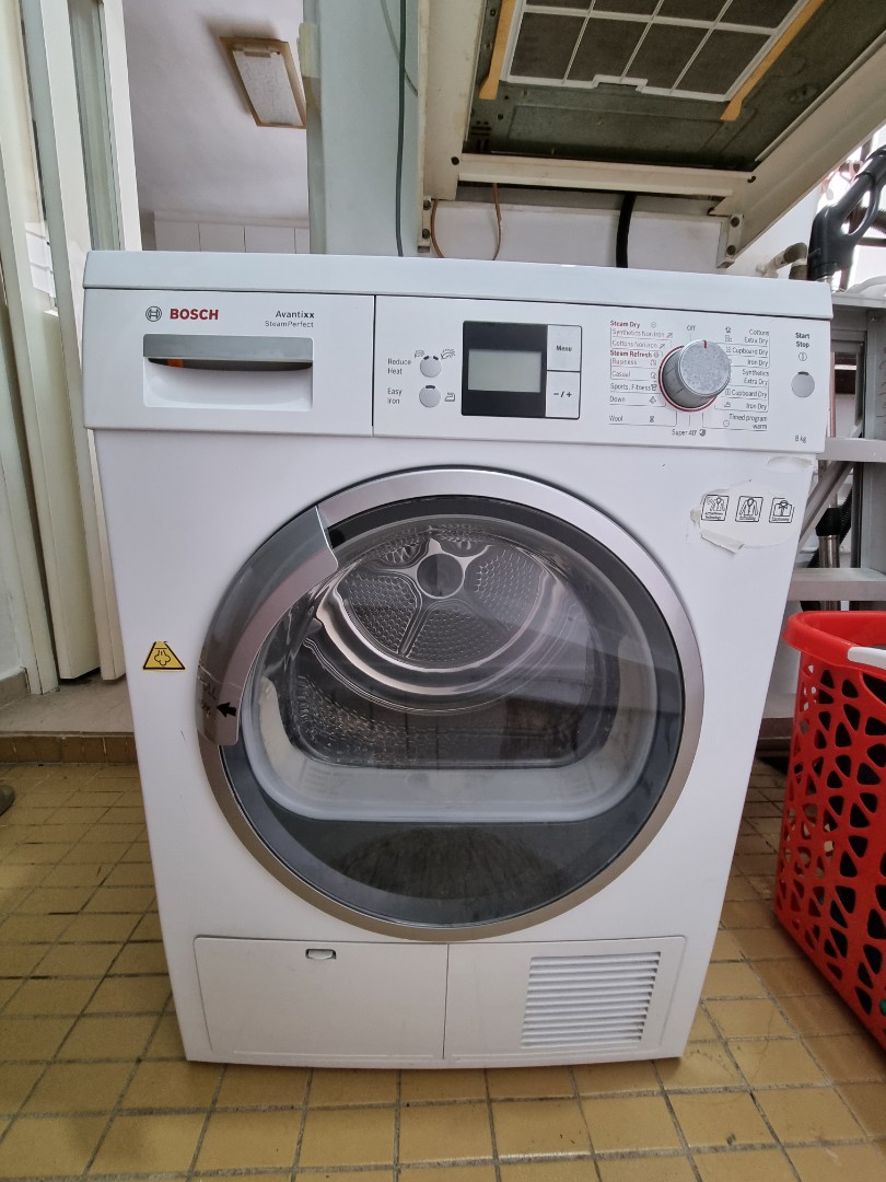 Bosch Condenser Dryer 8Kgs, TV & Home Appliances, Washing Machines and ...