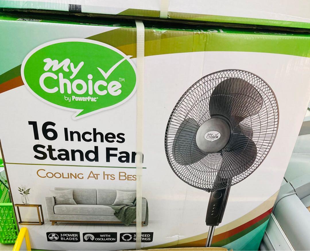 Brand New MY Choice 16 Inch Stand Fan, Furniture & Home Living ...