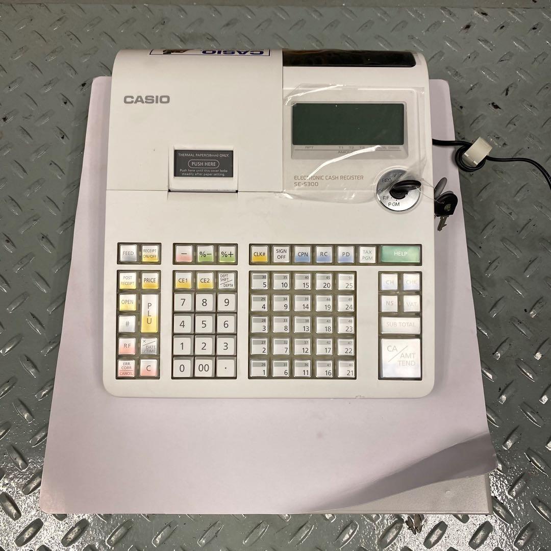Casio Cash Register SE-S300, Computers & Tech, Printers, Scanners & Copiers on Carousell