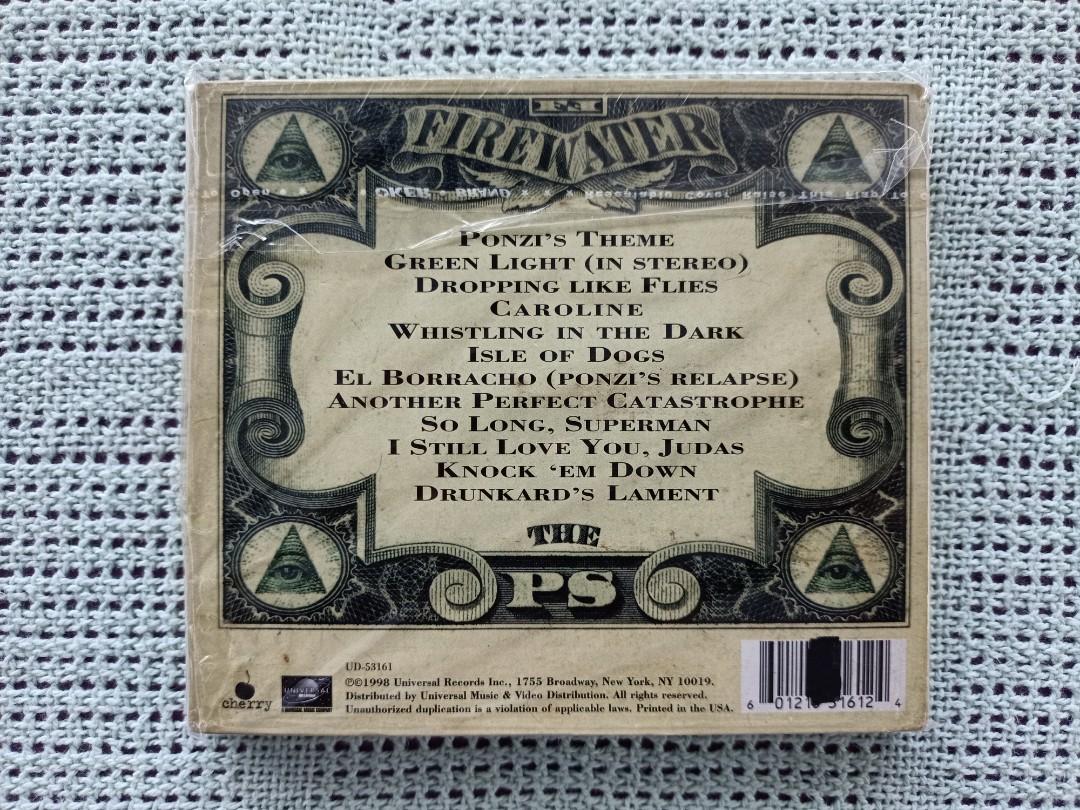 CD The Ponzi Scheme : firewater, Hobbies & Toys, Music & Media, CDs ...