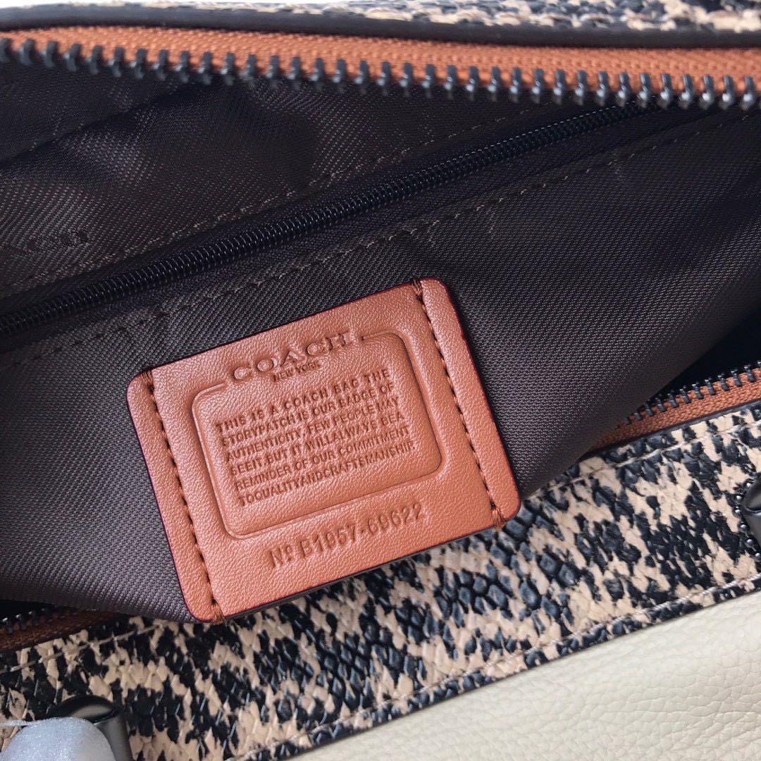 Coach Lane Satchel In Colorblock With Snakeskin Detail, Women's Fashion ...