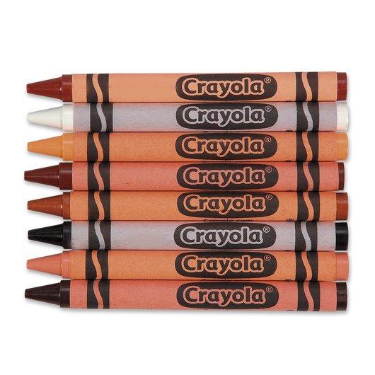 Crayola Multicultural Crayons (Pack of 8 Crayons) Colors of the World ...
