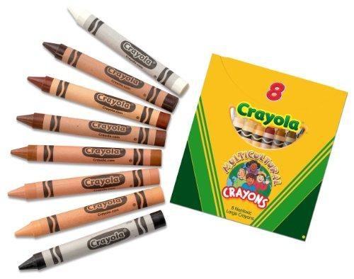 Crayola Multicultural Crayons (Pack of 8 Crayons) Colors of the World ...