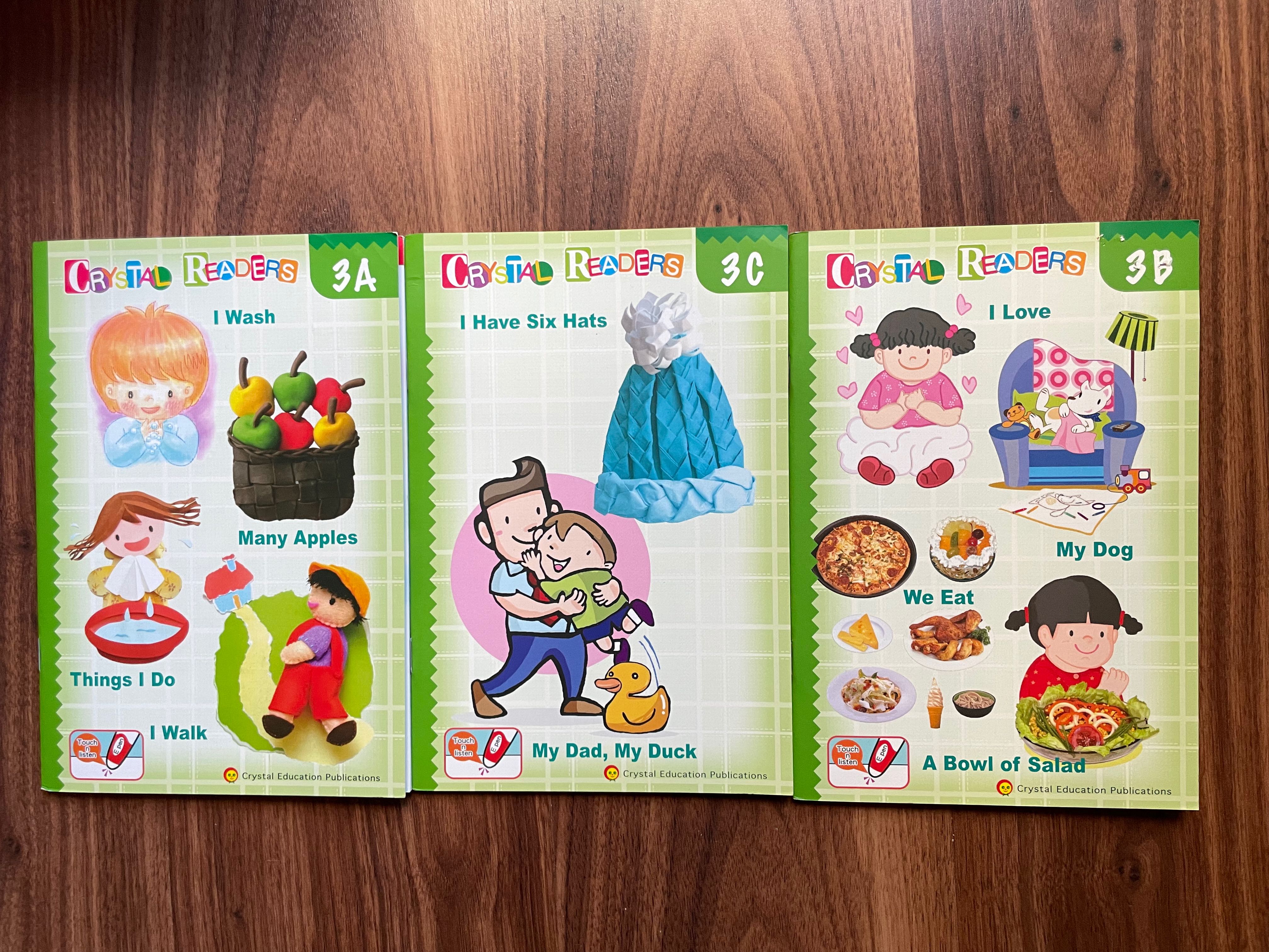 Crystal readers 3a 3b 3c + CD 偉思 啟思 N班用書, 興趣及遊戲, 書本 & 文具, 小朋友書 - Carousell