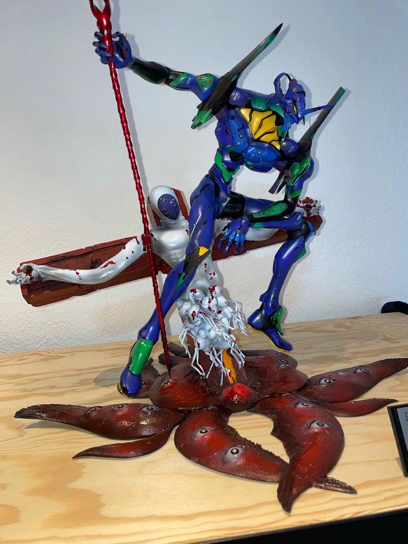 Customized Handmade Evangelion EVA 01 Statue, Hobbies & Toys ...