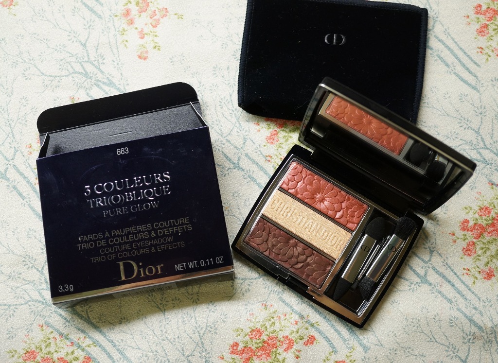 Dior 迪奧 訂製三色眼影盤 繁花盛宴限量版 #663 Triple Bloom, 香水、美妝、保養, 臉部彩妝、保養與清潔, 化妝品在旋轉拍賣