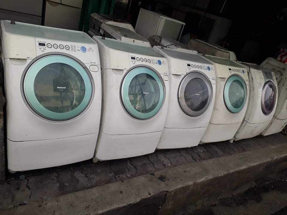Front load full automatic wash rinse spindry heat dryer Japan surplus ...