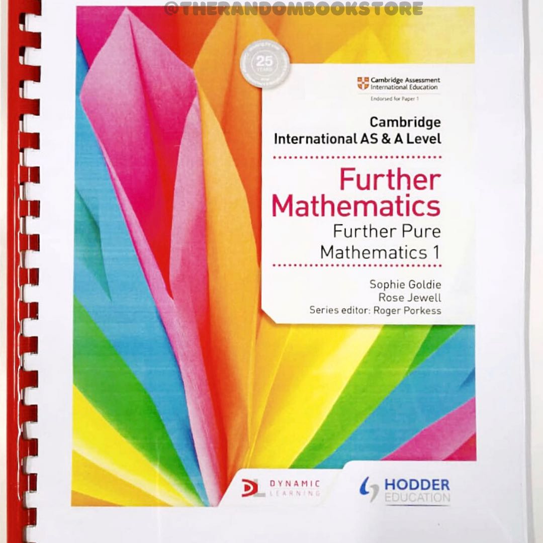 Further Pure Mathematics 1 textbook Cambridge AS and A Level, Hobbies ...
