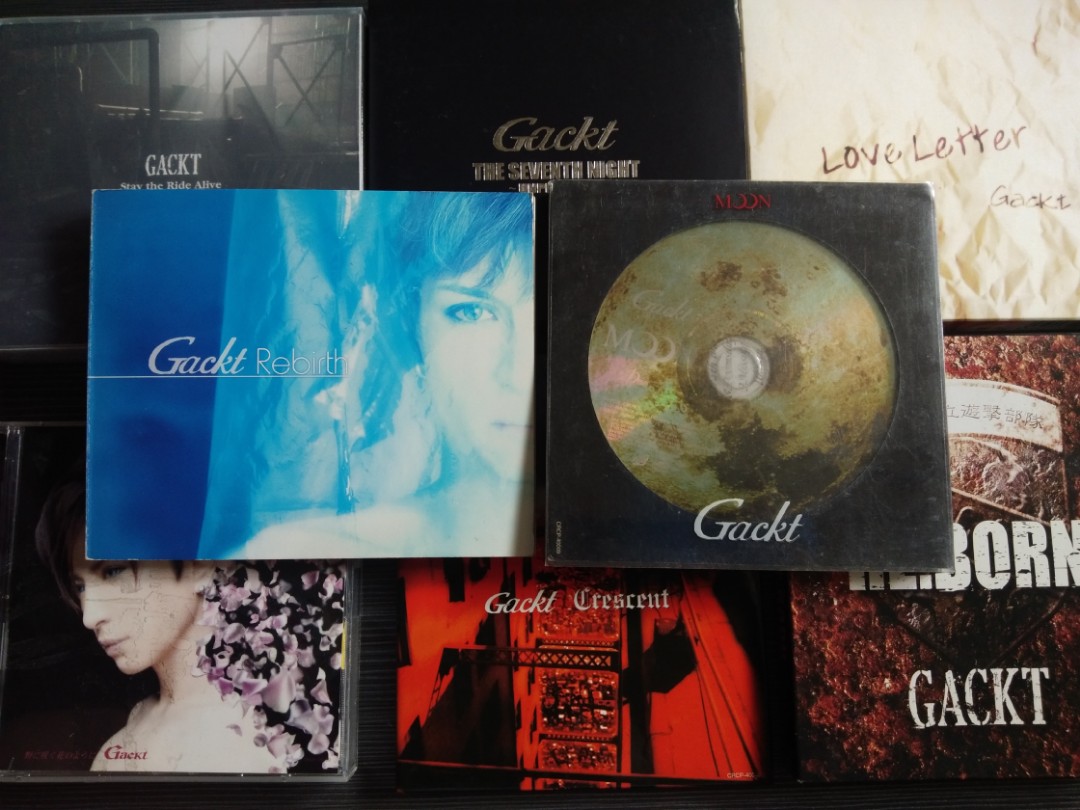 GACKT CD LOT SALE, Hobbies & Toys, Music & Media, CDs & DVDs on Carousell