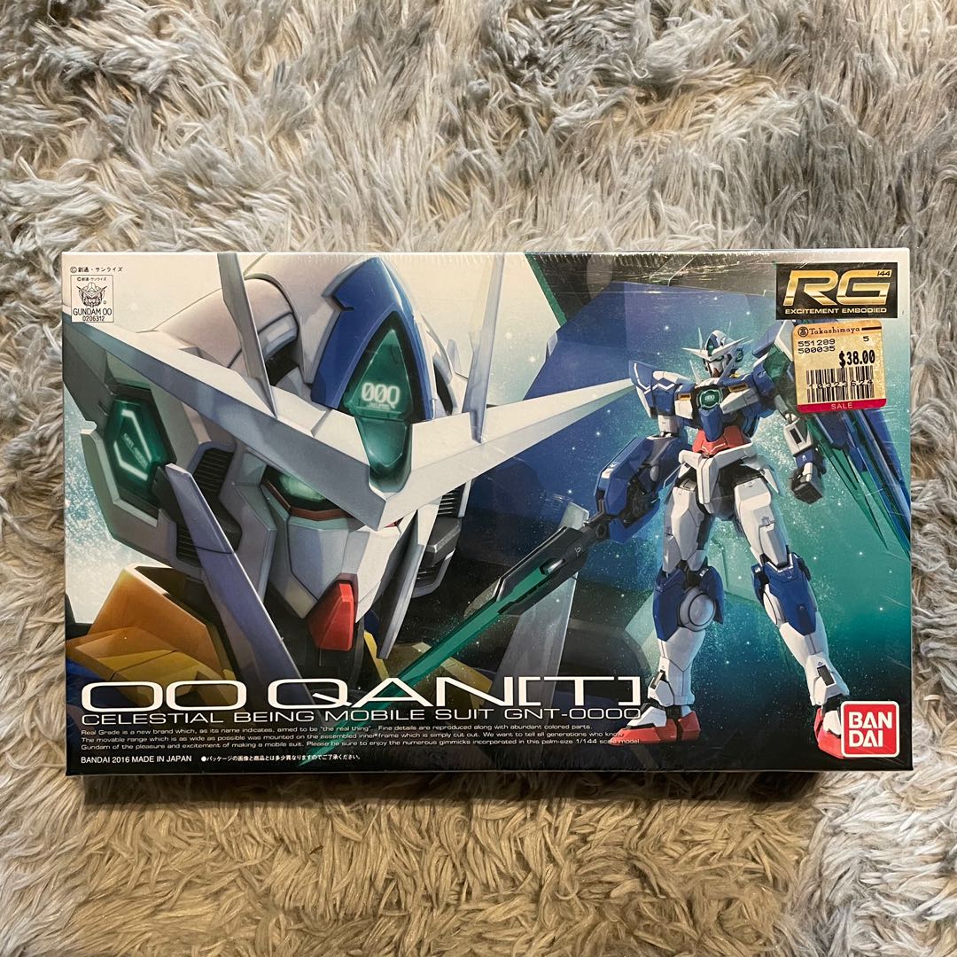 [GUNDAM RG] Gundam 00 QAN[T], Hobbies & Toys, Toys & Games on Carousell