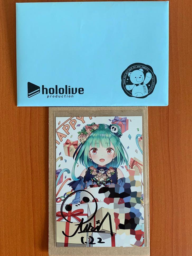 [Hololive] Uruha Rushia’s handwritten autograph + message, Hobbies ...
