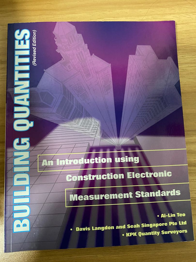 Building Quantities- Introduction using construction electronic ...
