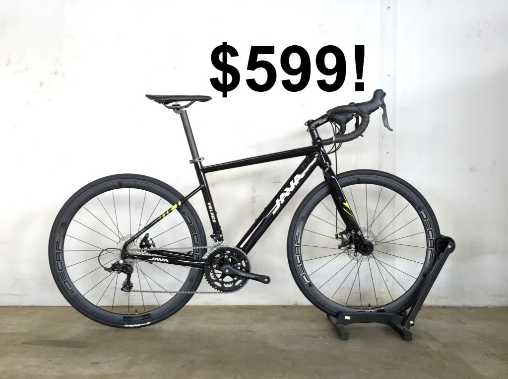 Java Veloce Road Bike Black, Sports Equipment, Bicycles & Parts ...