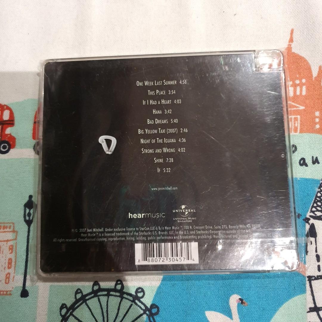 Joni Mitchell - Shine - CD Mint, Hobbies & Toys, Music & Media, CDs & DVDs on Carousell