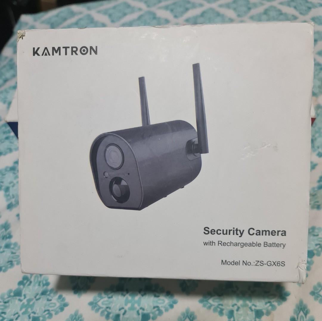 KAMTRON WIRELESS RECHARGEABLE CAMERA, Furniture & Home Living, Security ...