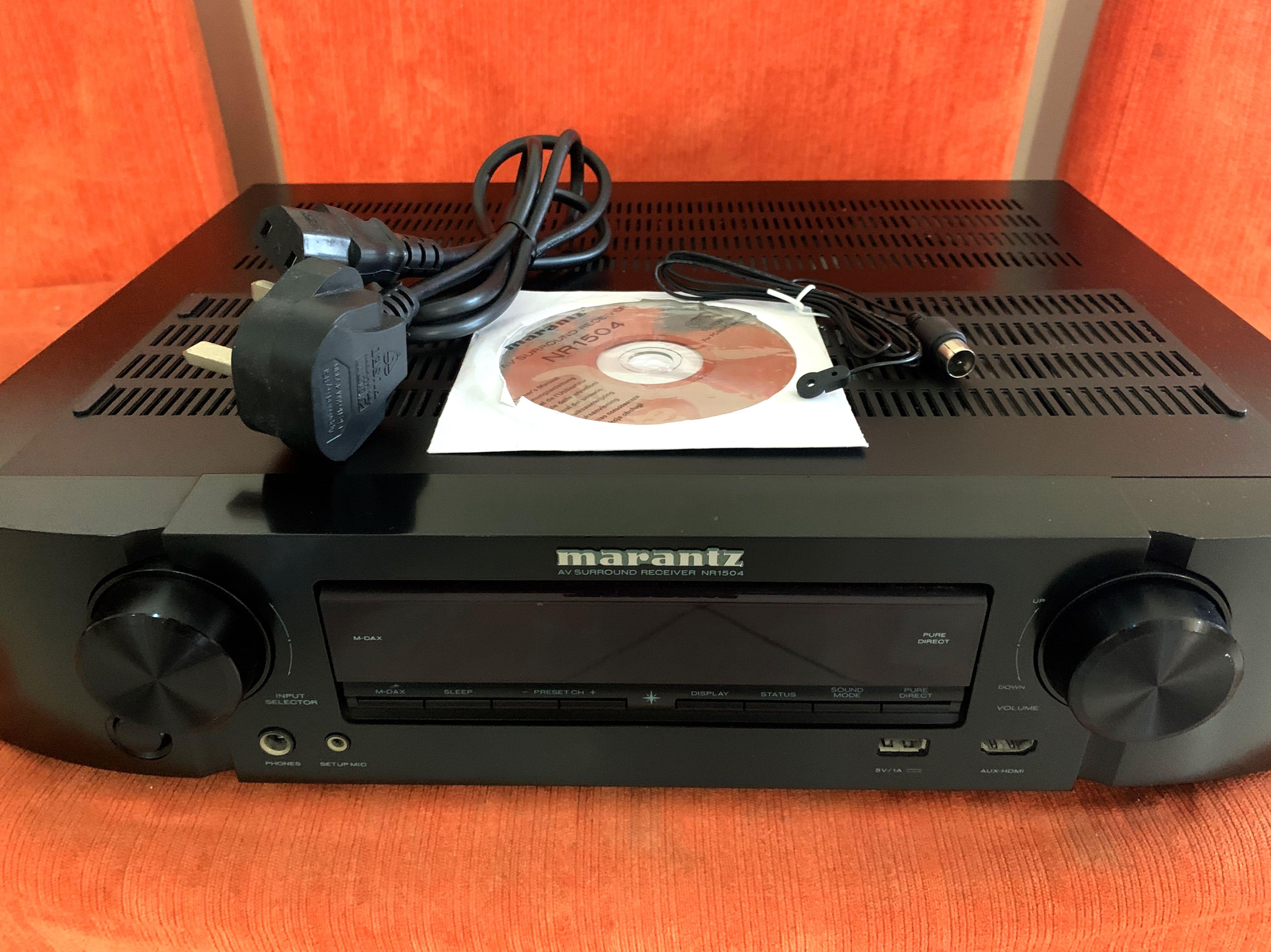 Marantz NR1504 Network Streaming Airplay Spotify built-in AV Receiver, Audio, Soundbars ...