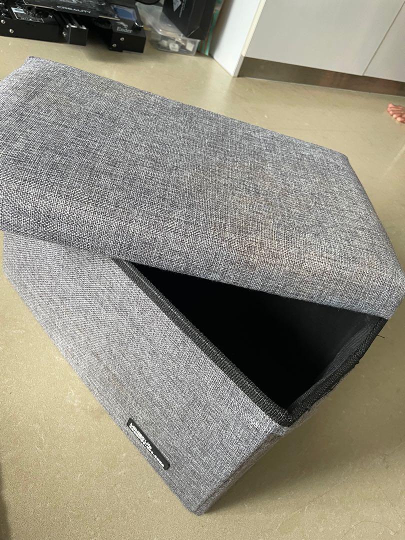 Miniso small ottoman storage, Furniture & Home Living, Furniture, Other ...