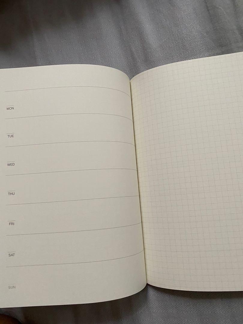Muji Schedule Note book, Hobbies & Toys, Stationery & Craft, Stationery ...