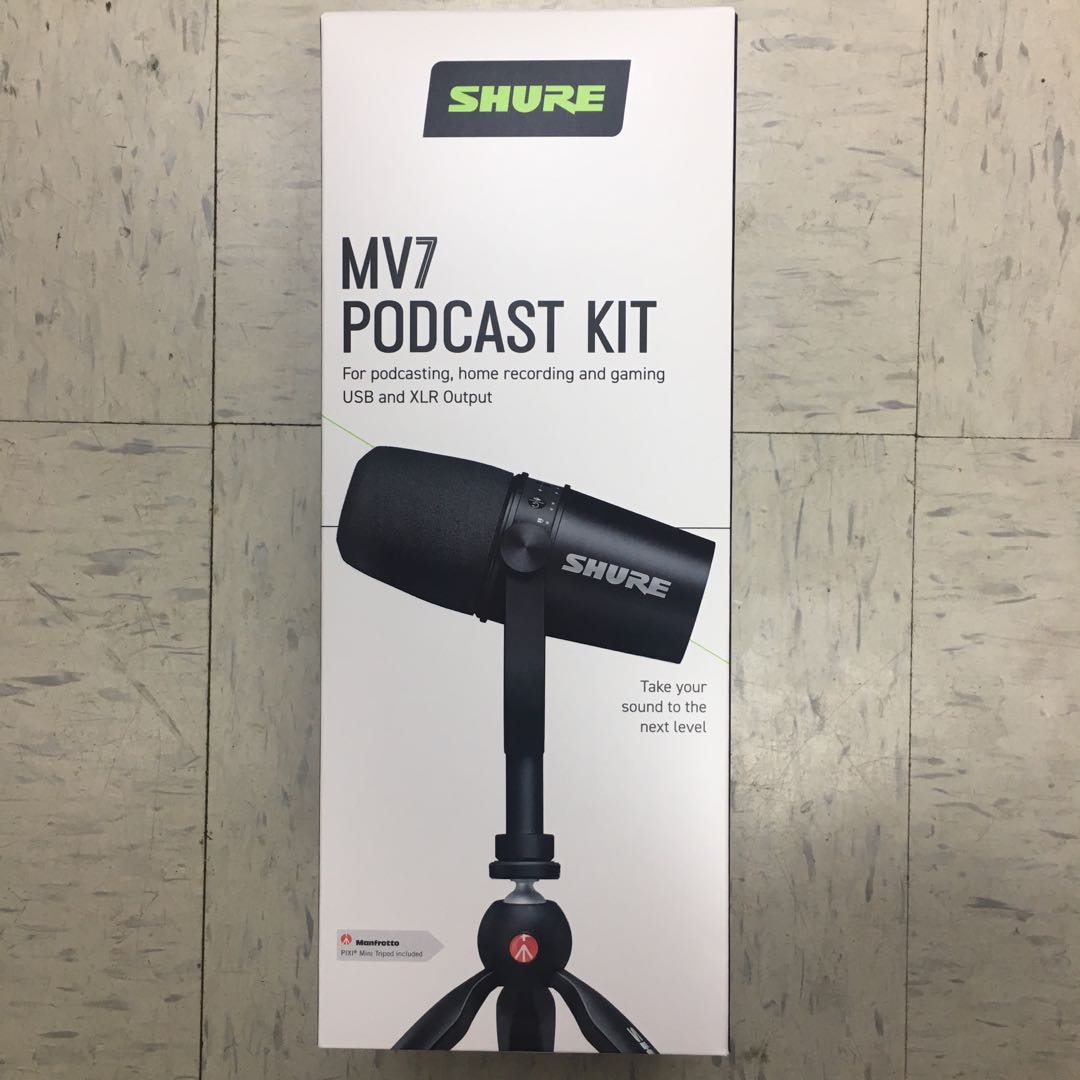 (全新行貨) Shure MV7 Podcast Kit , 音響器材, 咪高風/麥克風 - Carousell