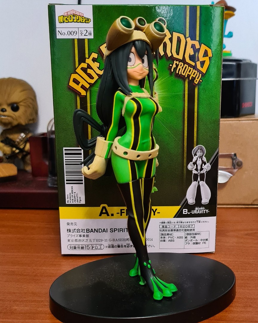 My Hero Academia Froppy Tsuyu Asui Banpresto Age Of Heroes Figure ...