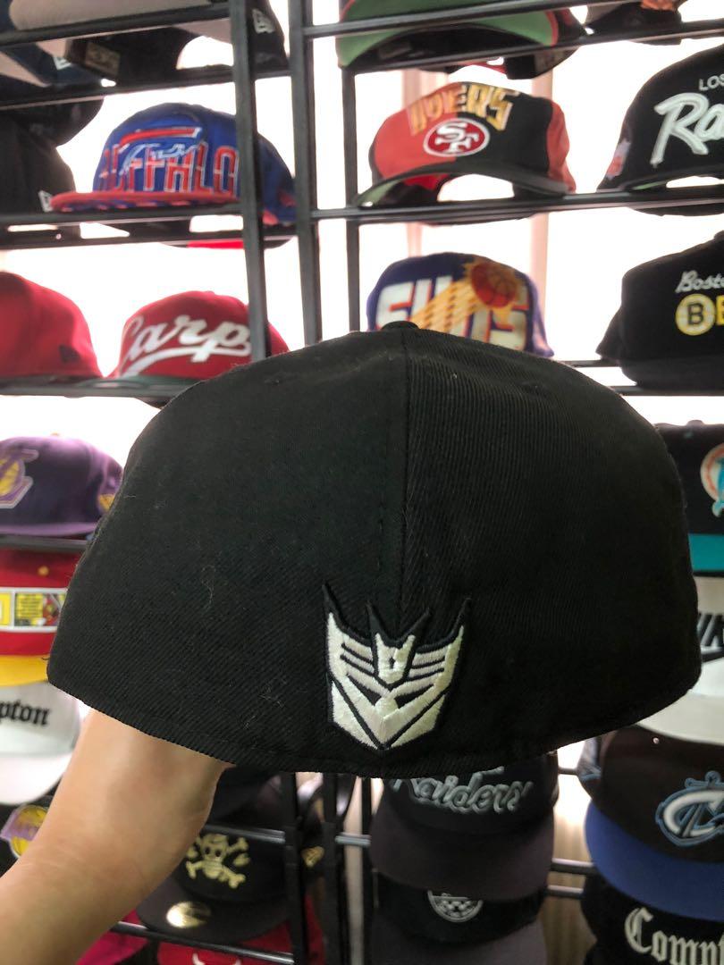 New Era 59FIFTY 5950 X Transformer Decepticon Logo Fitted Cap, Men's ...
