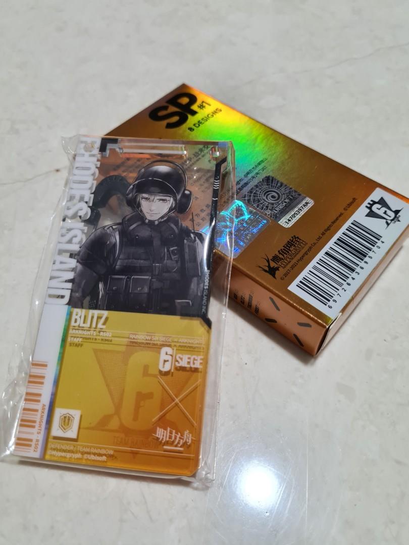 [OFFICIAL SP] Arknights x Rainbow Six Siege Acrylic Operator Cards FULL ...