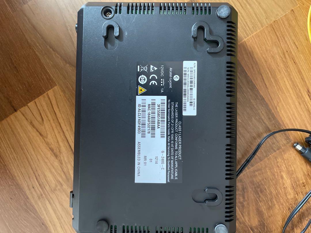 Optical network terminal (ONT) modem, Computers & Tech, Parts ...