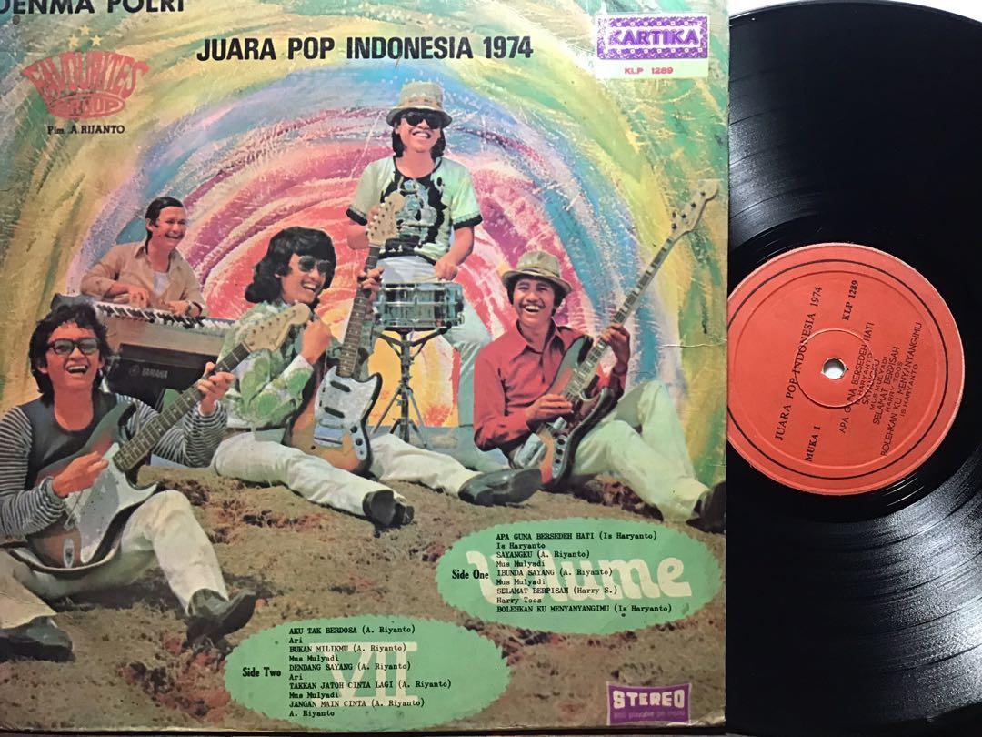 LP Juara Pop Indonesia 1974 OOP VINTAGE VINYL RECORD RECORD Anubis ...