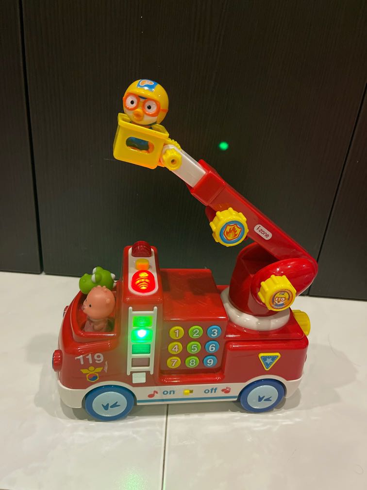 Pororo fire truck, Babies & Kids, Infant Playtime on Carousell