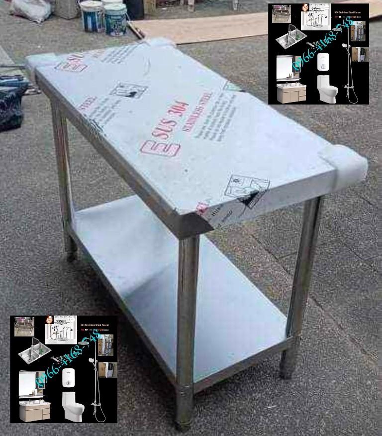 Prep. Table(2&3Layer)PURE 304 STAINLESS (READY TO ASSEMBLE), Furniture ...