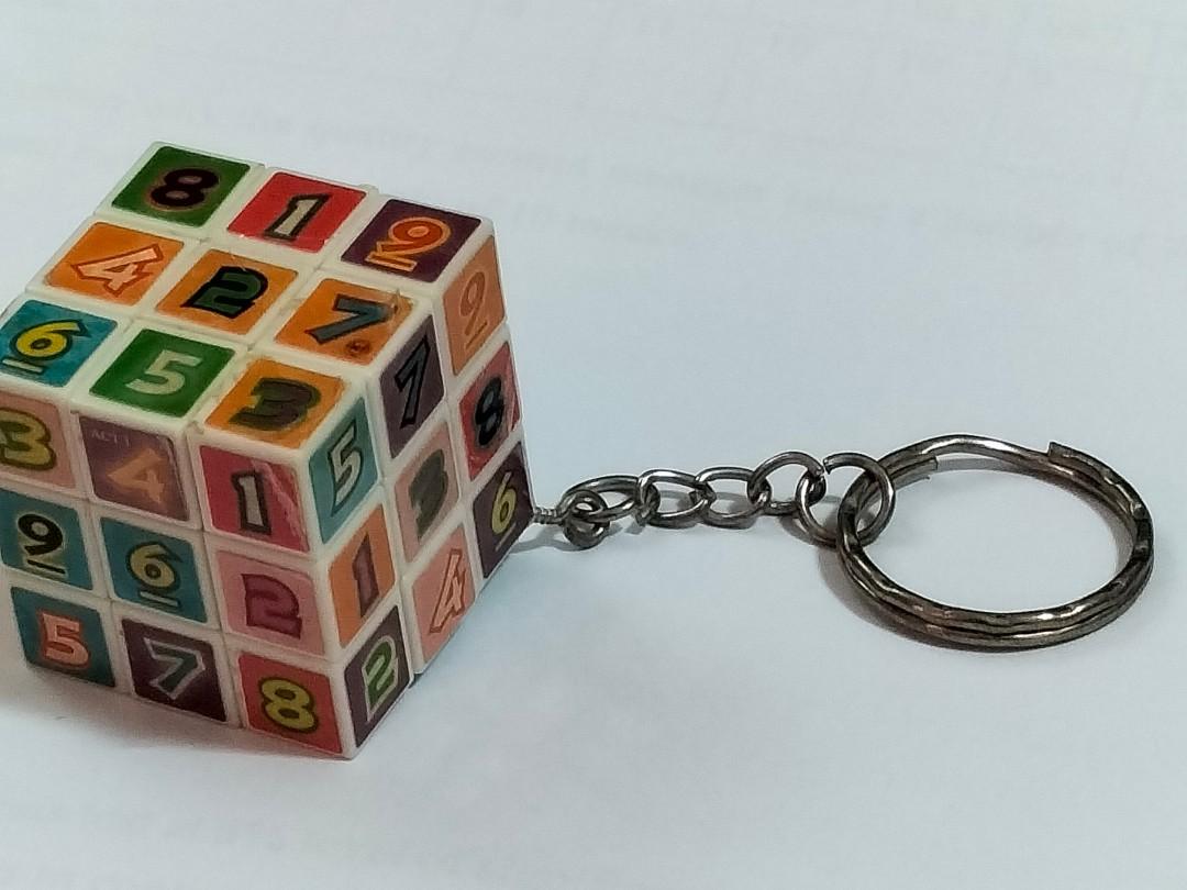 Rare Sudoku Rubik's Cube with Keychain, Hobbies & Toys, Toys & Games on ...