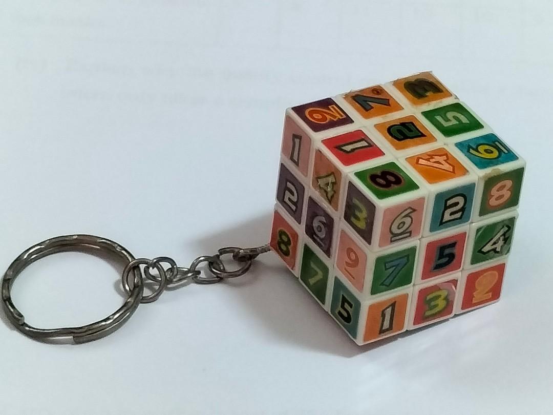 Rare Sudoku Rubik's Cube with Keychain, Hobbies & Toys, Toys & Games on ...