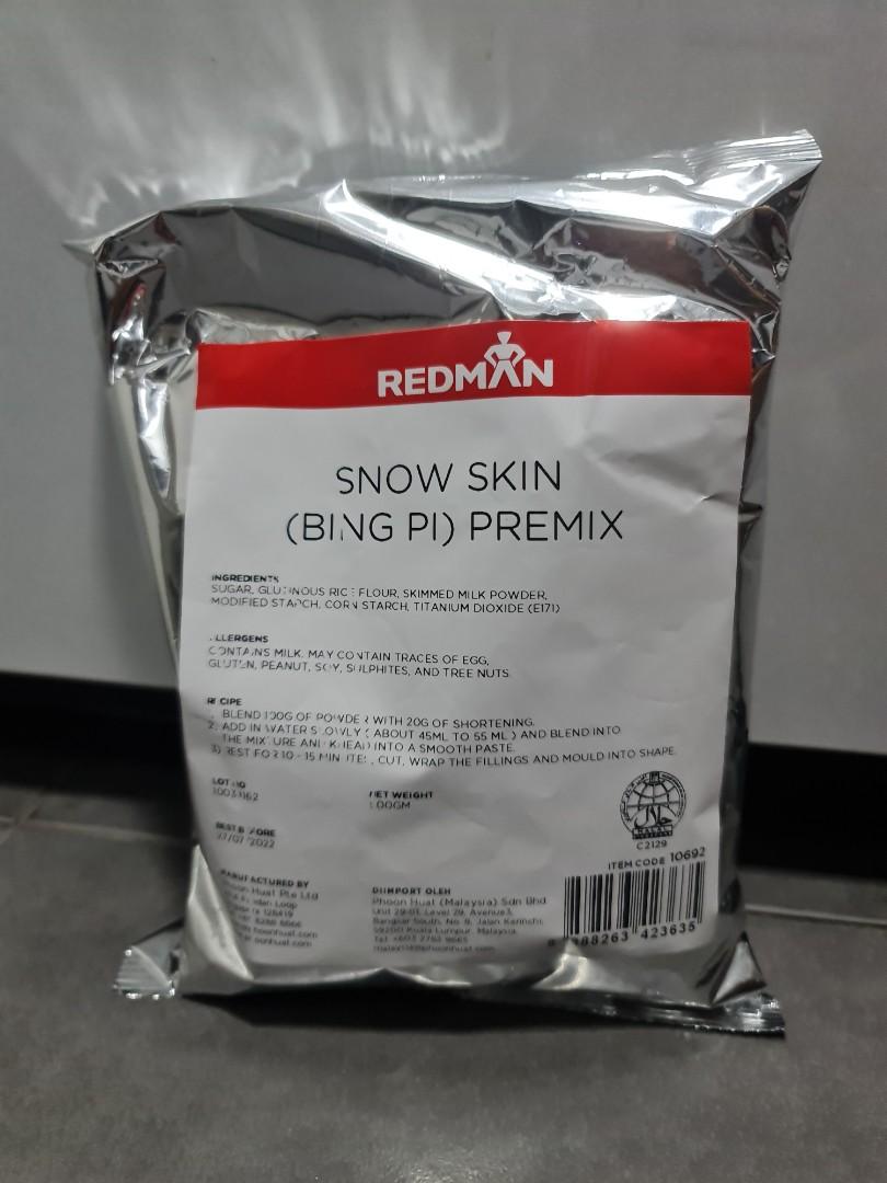 Redman snow skin premix flour, Health & Nutrition, Health Supplements ...