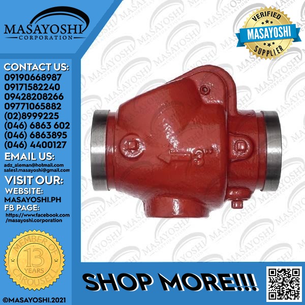 Retention Valve | Swing Check Valve Groove | Fire Protection | Non ...