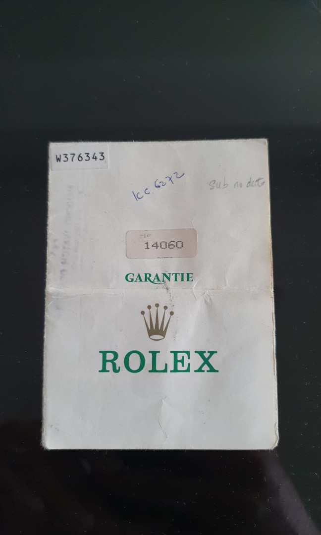 Rolex original certificate, Luxury, Watches on Carousell
