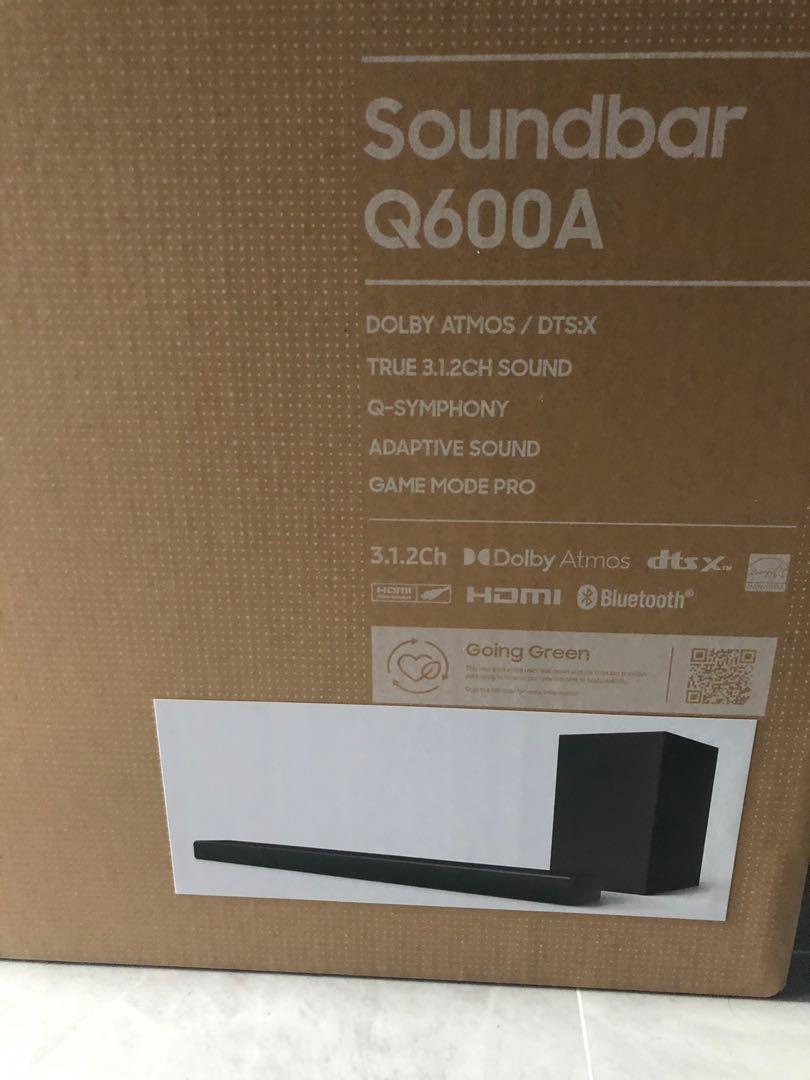 Samsung Soundbar Q600A, TV & Home Appliances, TV & Entertainment, TV ...